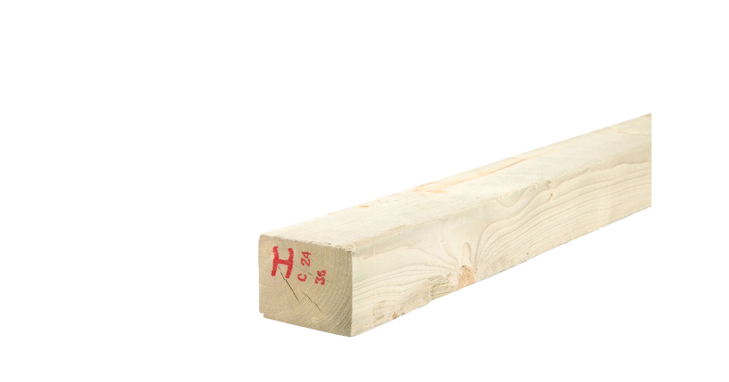 75 X 100MM (4" X 3") GREEN TREATED EASED EDGE TIMBER C24 (FIN SIZE 75 X ...