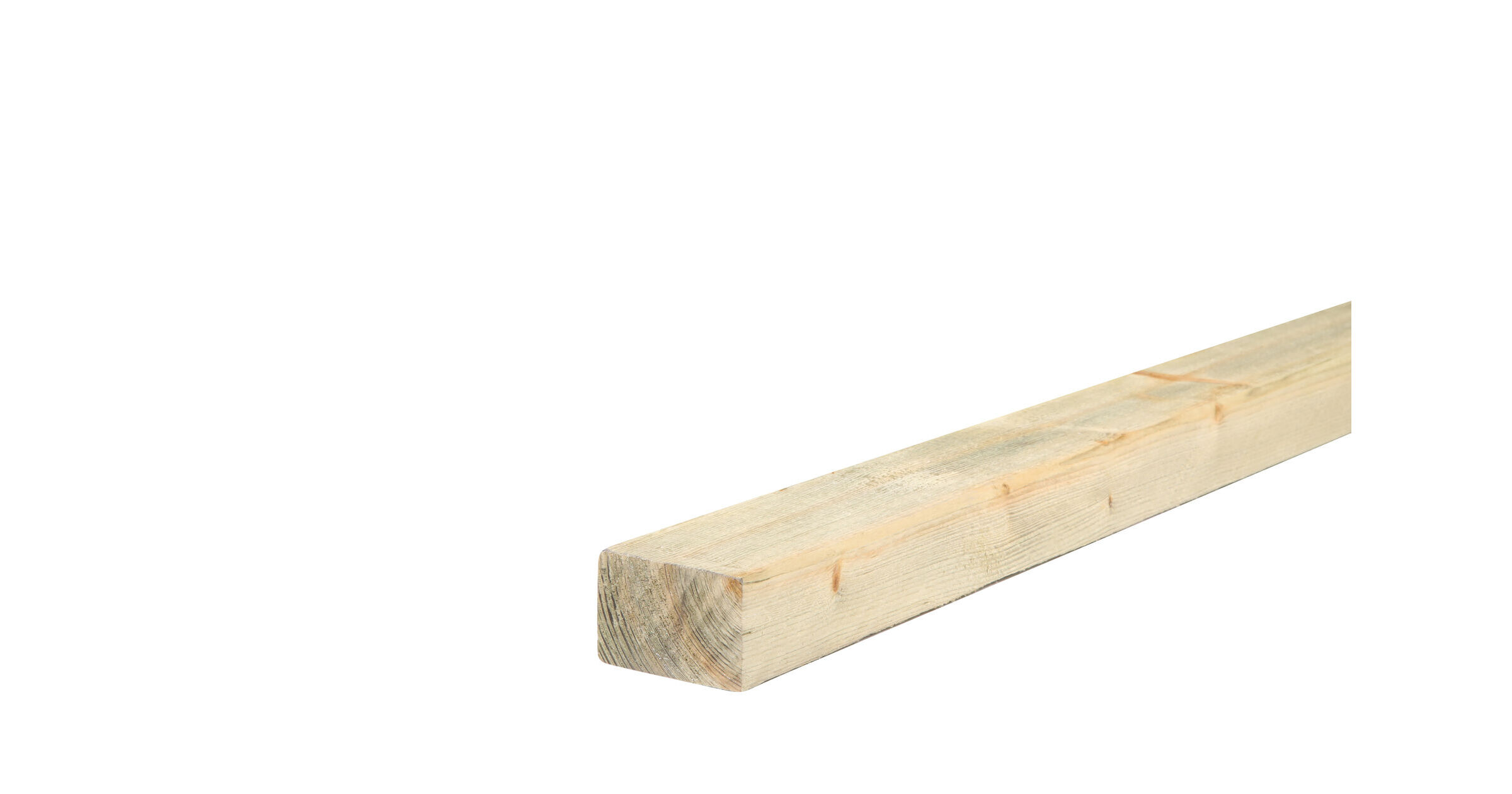 4.8M 47 X 75MM (3" X 2") GREEN TREATED EASED EDGE TIMBER C16 (FIN SIZE ...