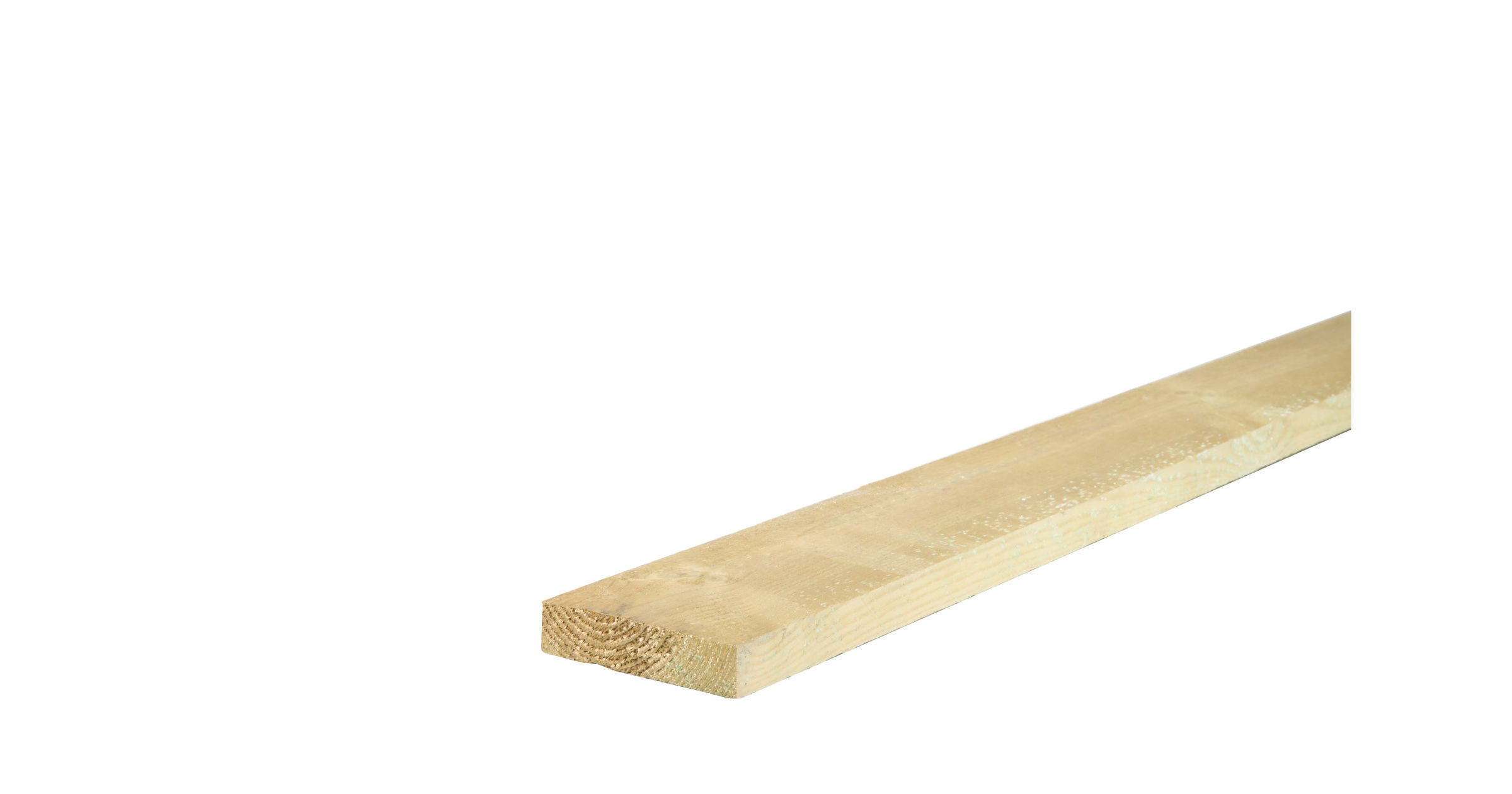 4.8M 22 X 100MM (4" X 1") GREEN TREATED ROUGH SAWN TIMBER