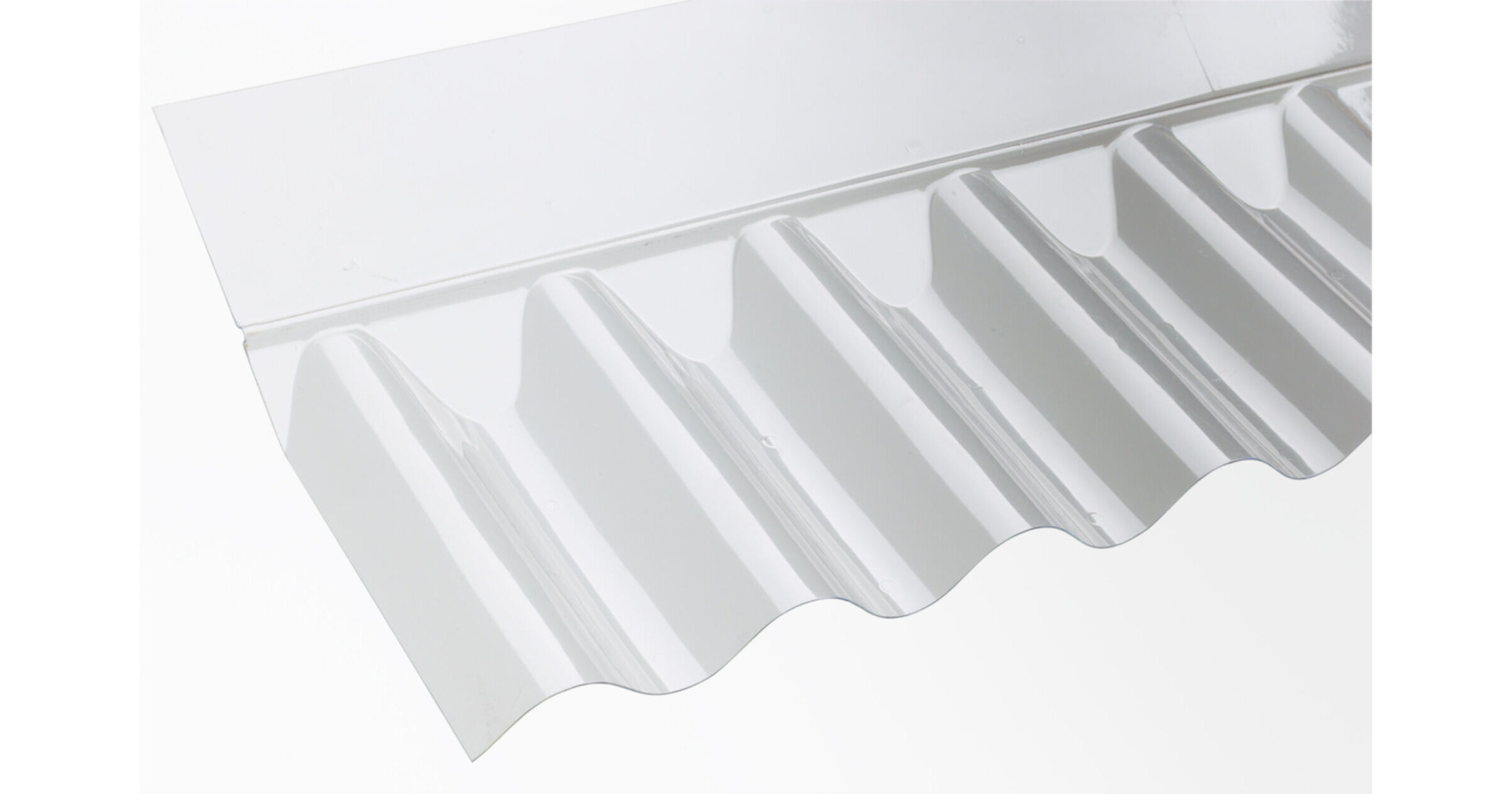 3" CLEAR PVC WALL FLASHING PIECE 695MM LONG