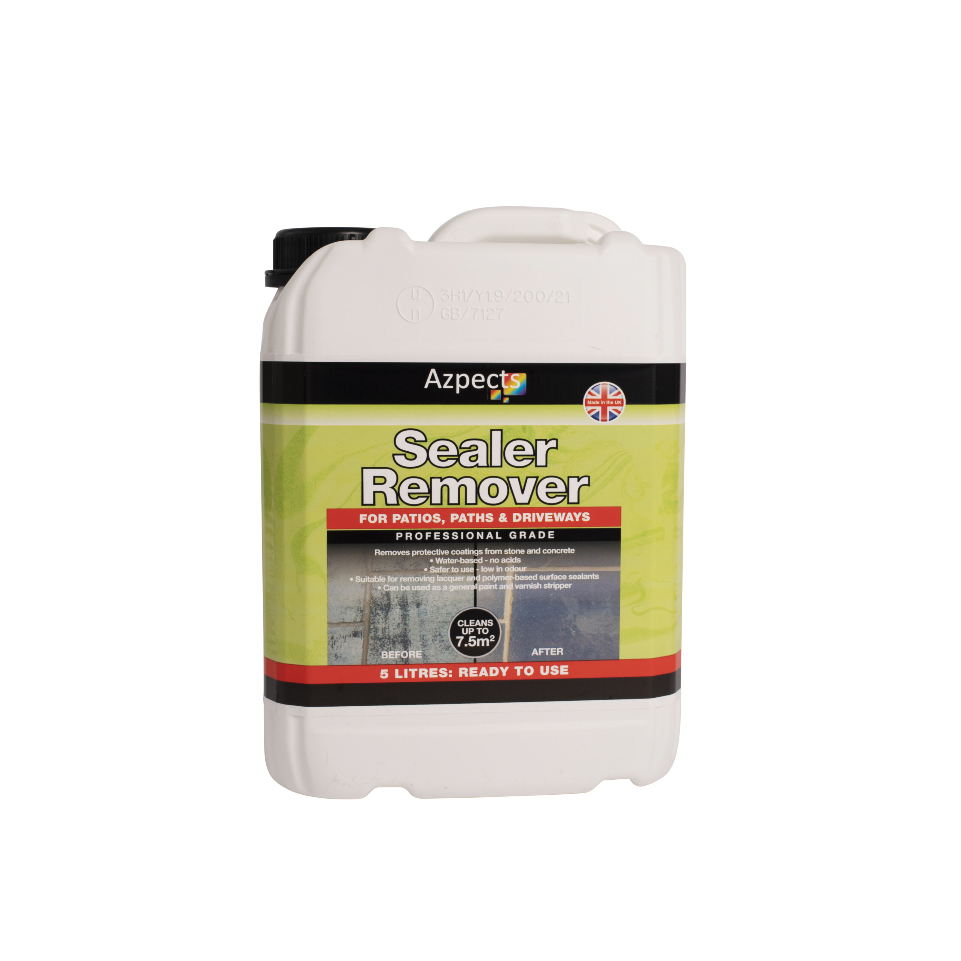 AZPECTS 5 LTR SEALER REMOVER ( REMOVES OLD SEALANTS & COATINGS) CLEANS ...