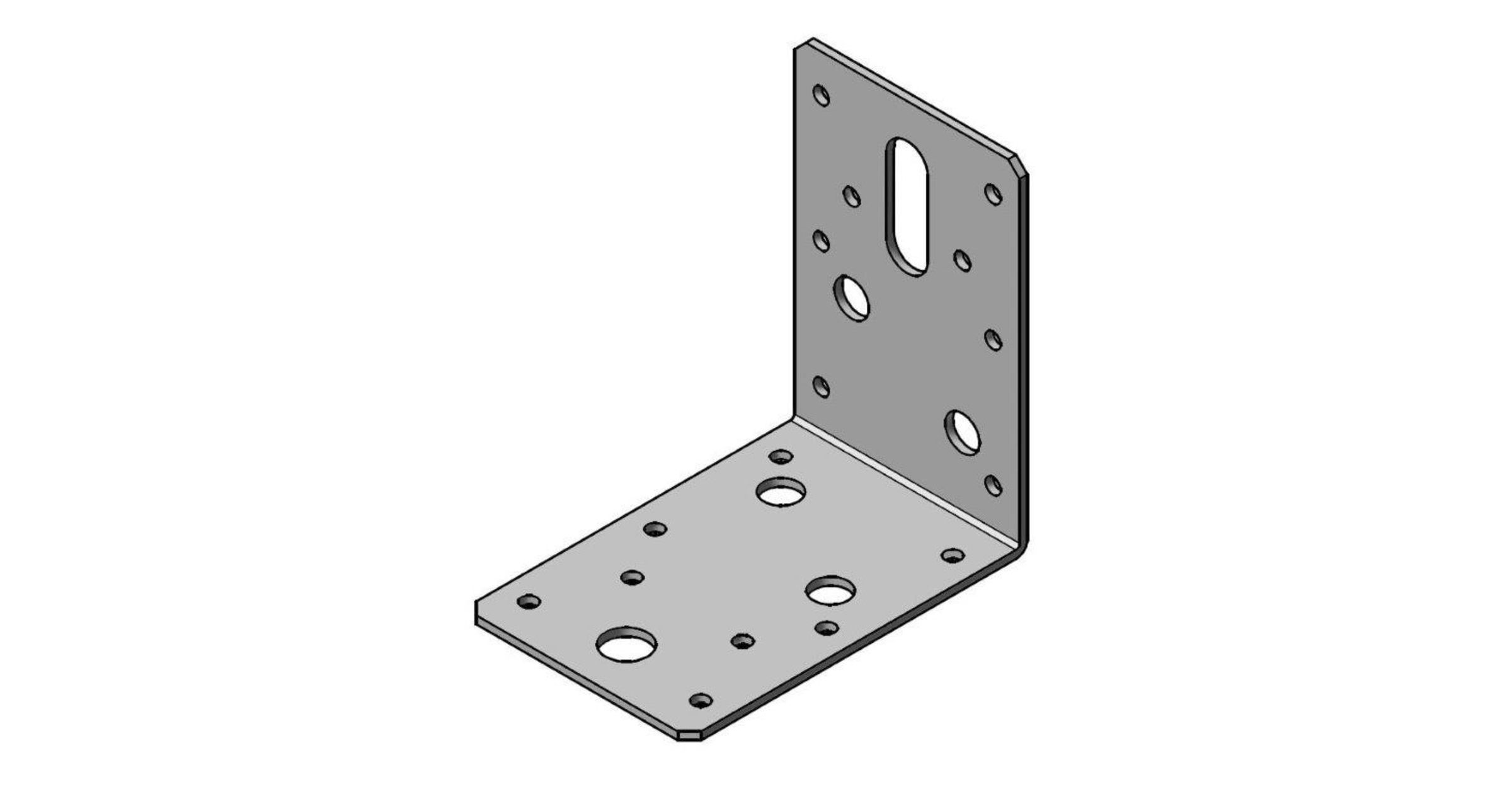 ANGLE BRACKET 90X90X60MM 50/BOX