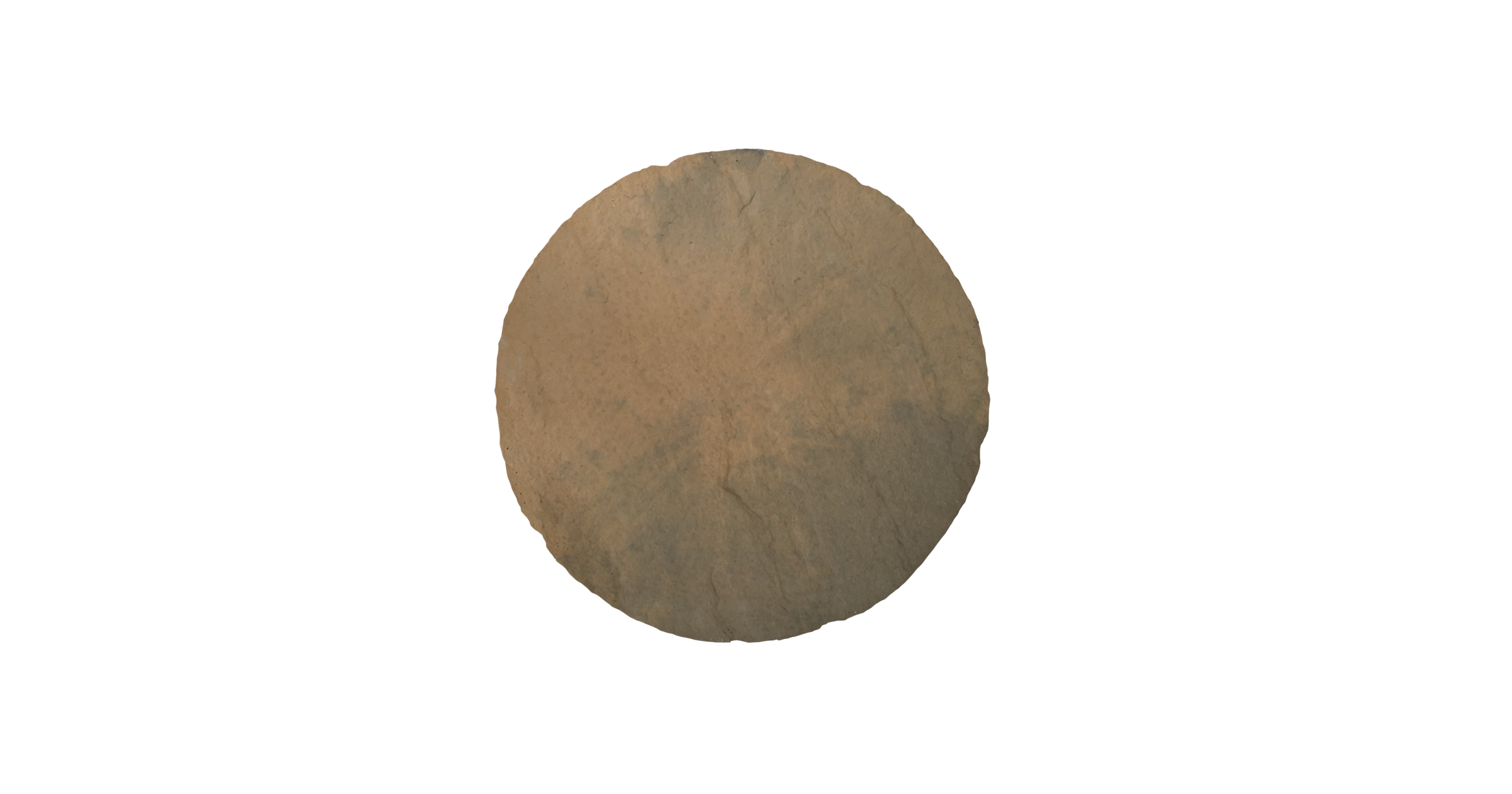 BRADSTONE ROUND STEPPING STONE 400MM DIA BROWN BLEND