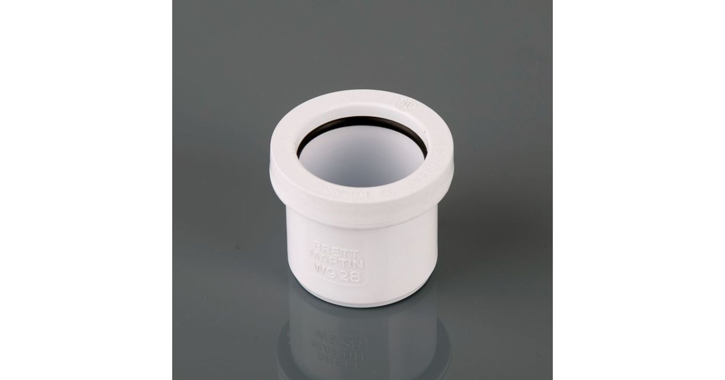 W928W 40MM WHITE PUSH FIT REDUCER (40MM X 32MM)