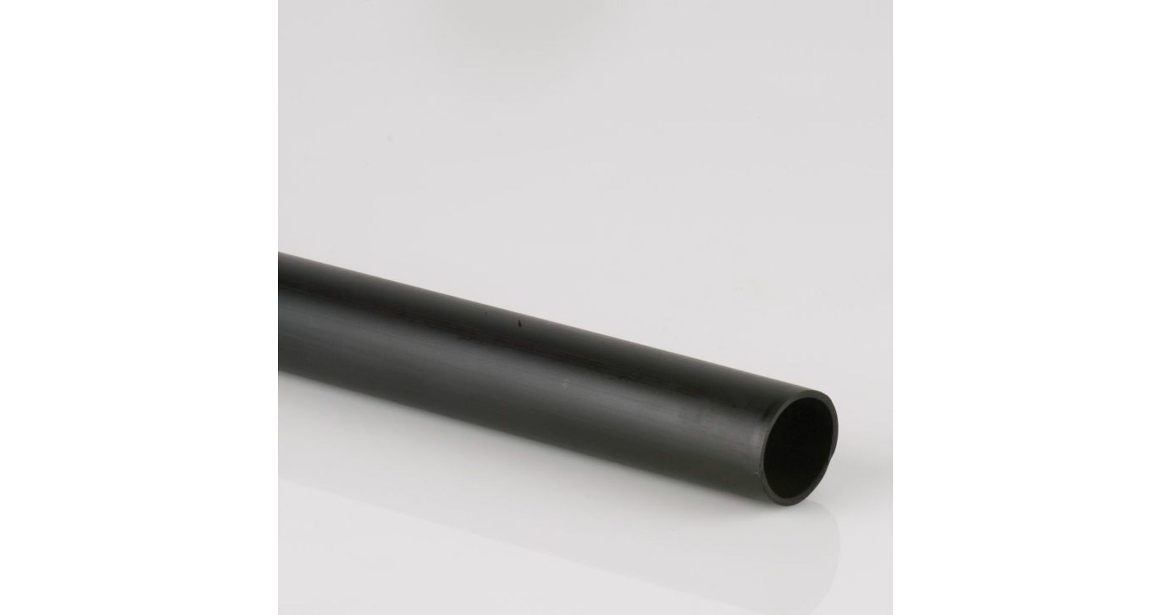 W9600B 40MM BLACK PUSH FIT 3MTR WASTE PIPE