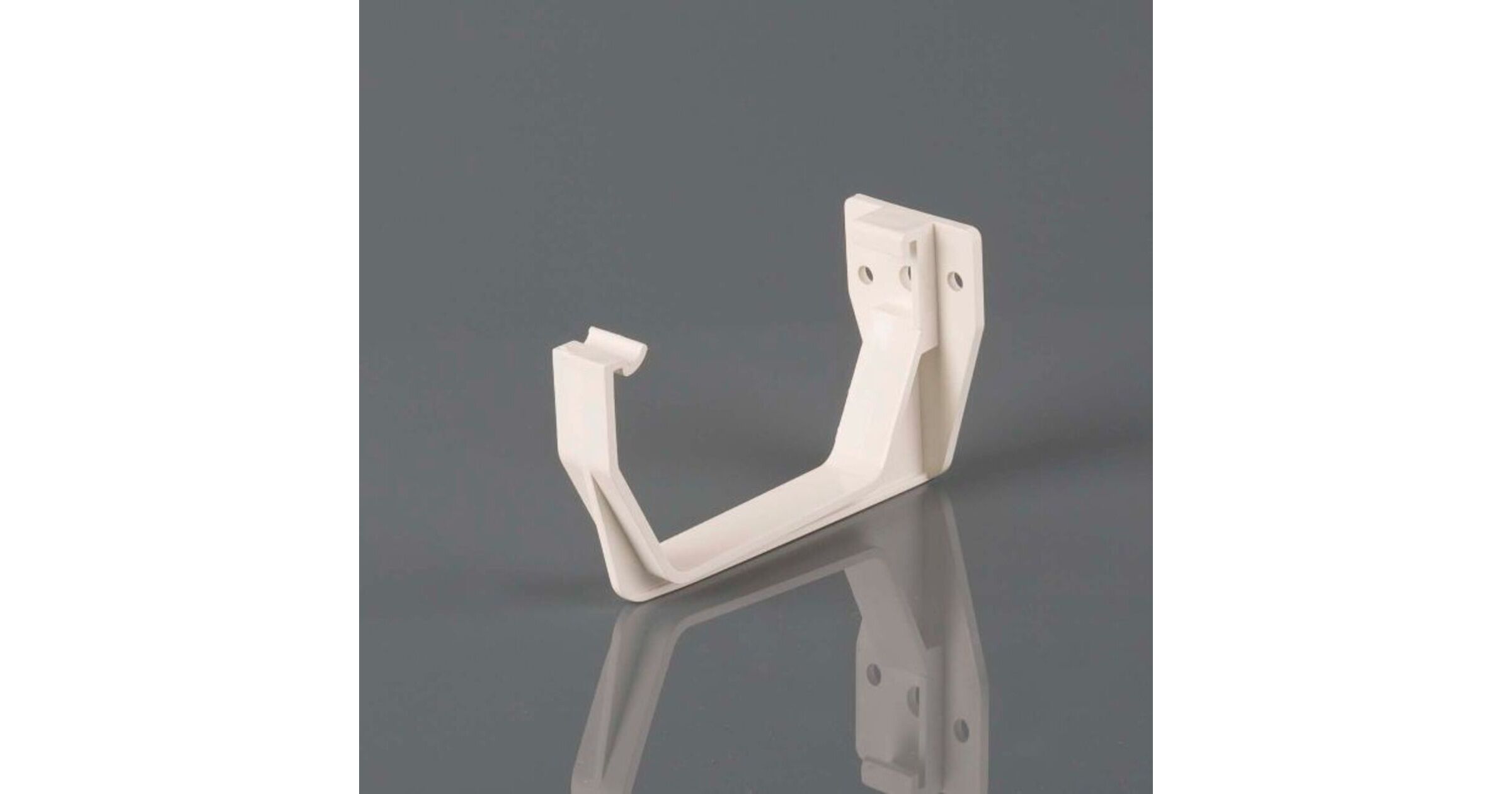 BR53W WHITE SQUARE FASCIA BRACKET