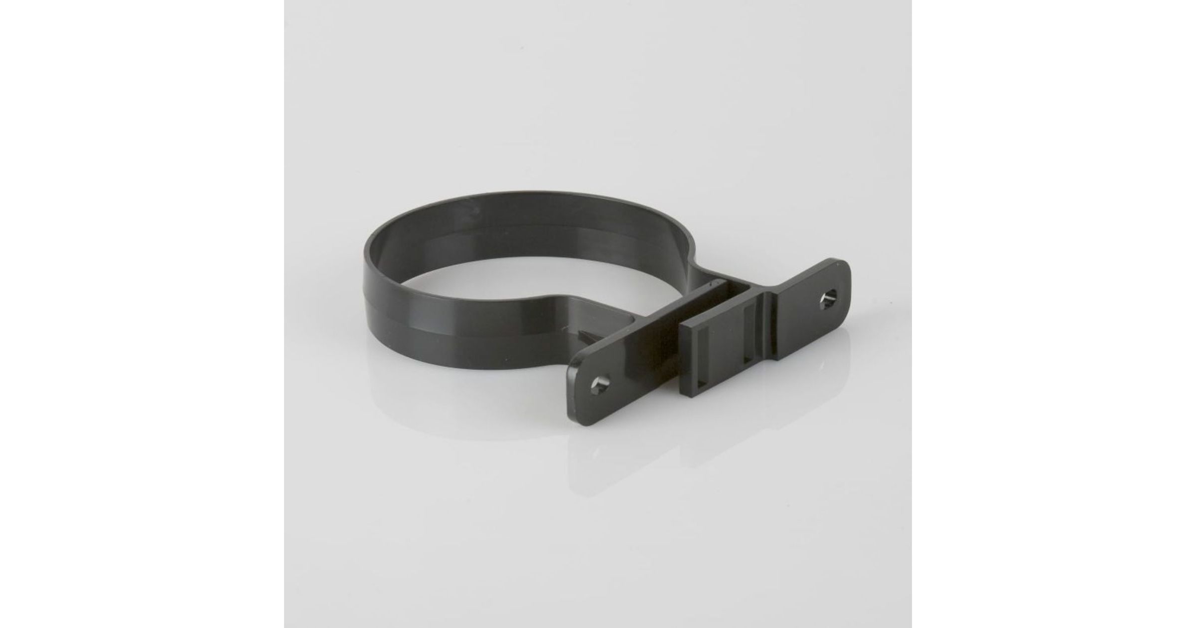 BS407G GREY SOIL 110MM PIPE BRACKET