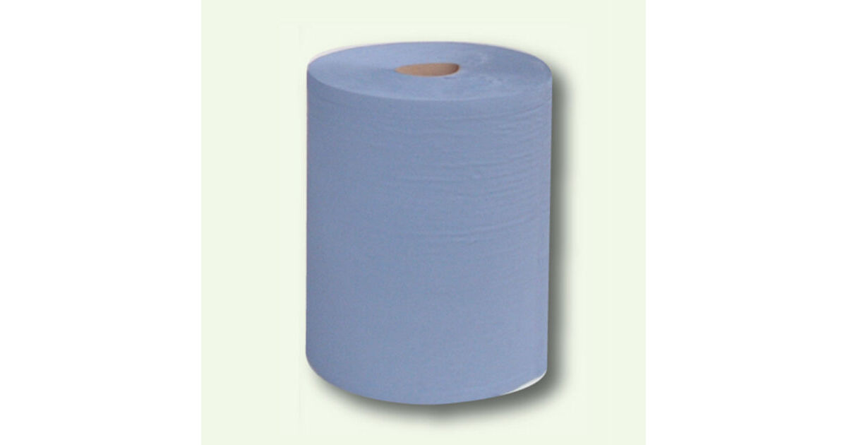 BLUE TISSUE COMBI ROLL 400 SHEETS