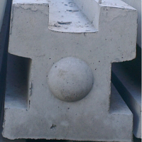 5`9" CONCRETE 3-WAY POST