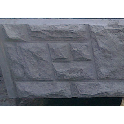 6` X 1` ROCK FACE CONCRETE BASE PANEL