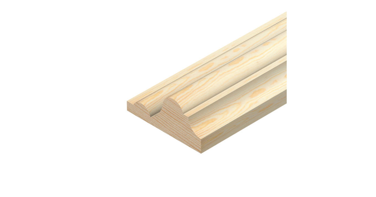 TM482 2.4M 45 X 20MM TIMBER DADO RAIL