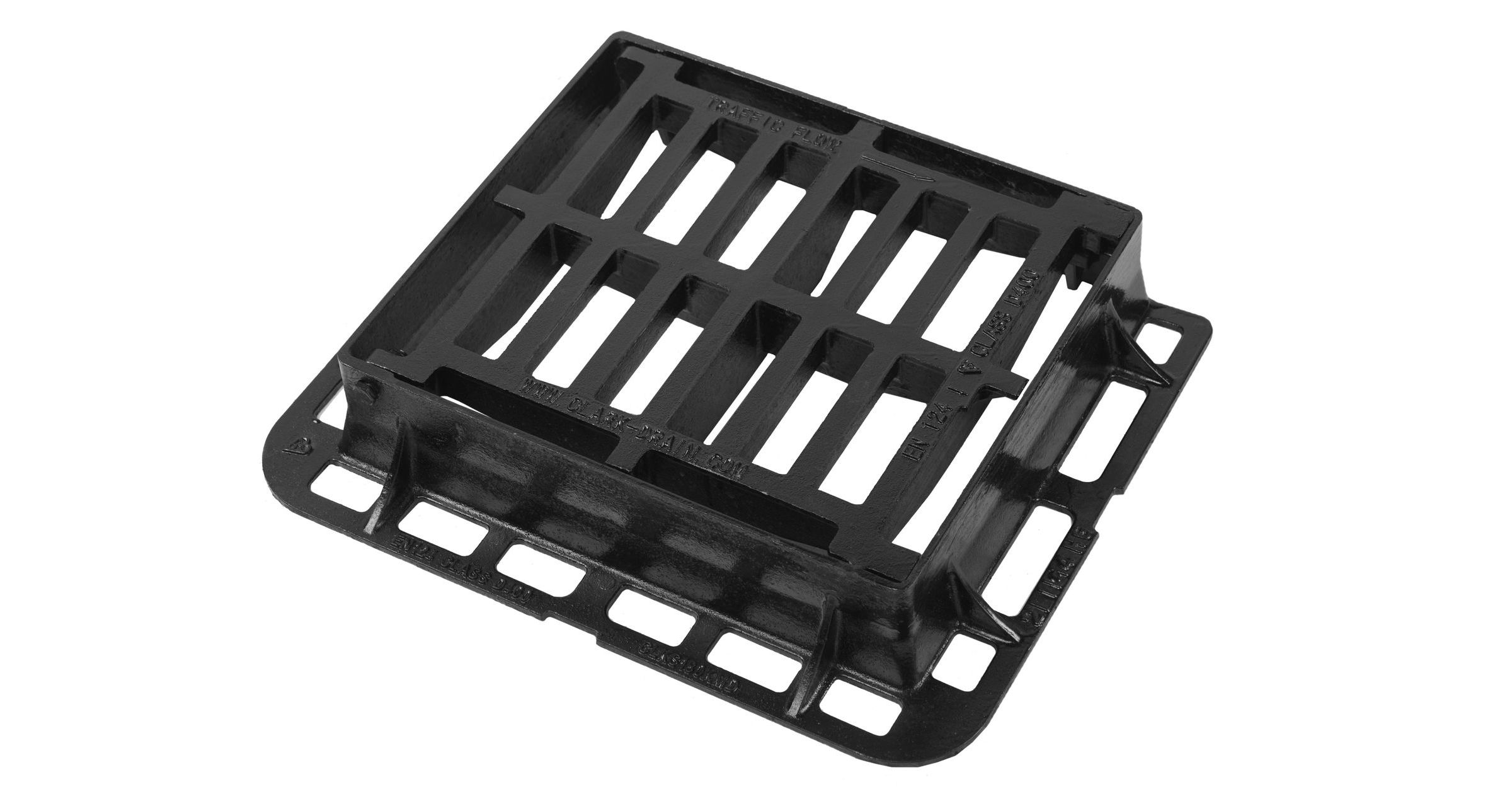 430 X 370 X 100MM DUCTILE GULLY GRATE D400 HINGED (KD500)
