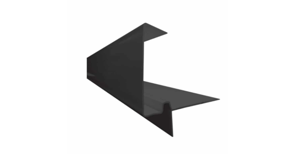 5M BLACK TYPE R CONTINUOUS DRY VERGE FOR TILES