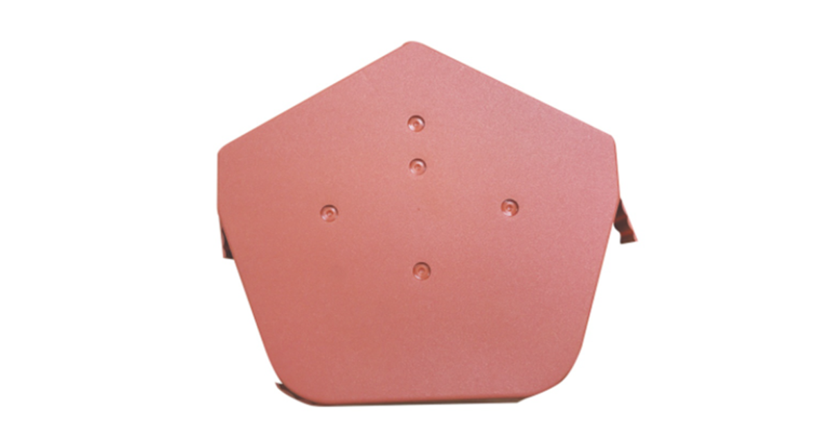 BROWN ANGLED RIDGE END CAP EASYTRIM