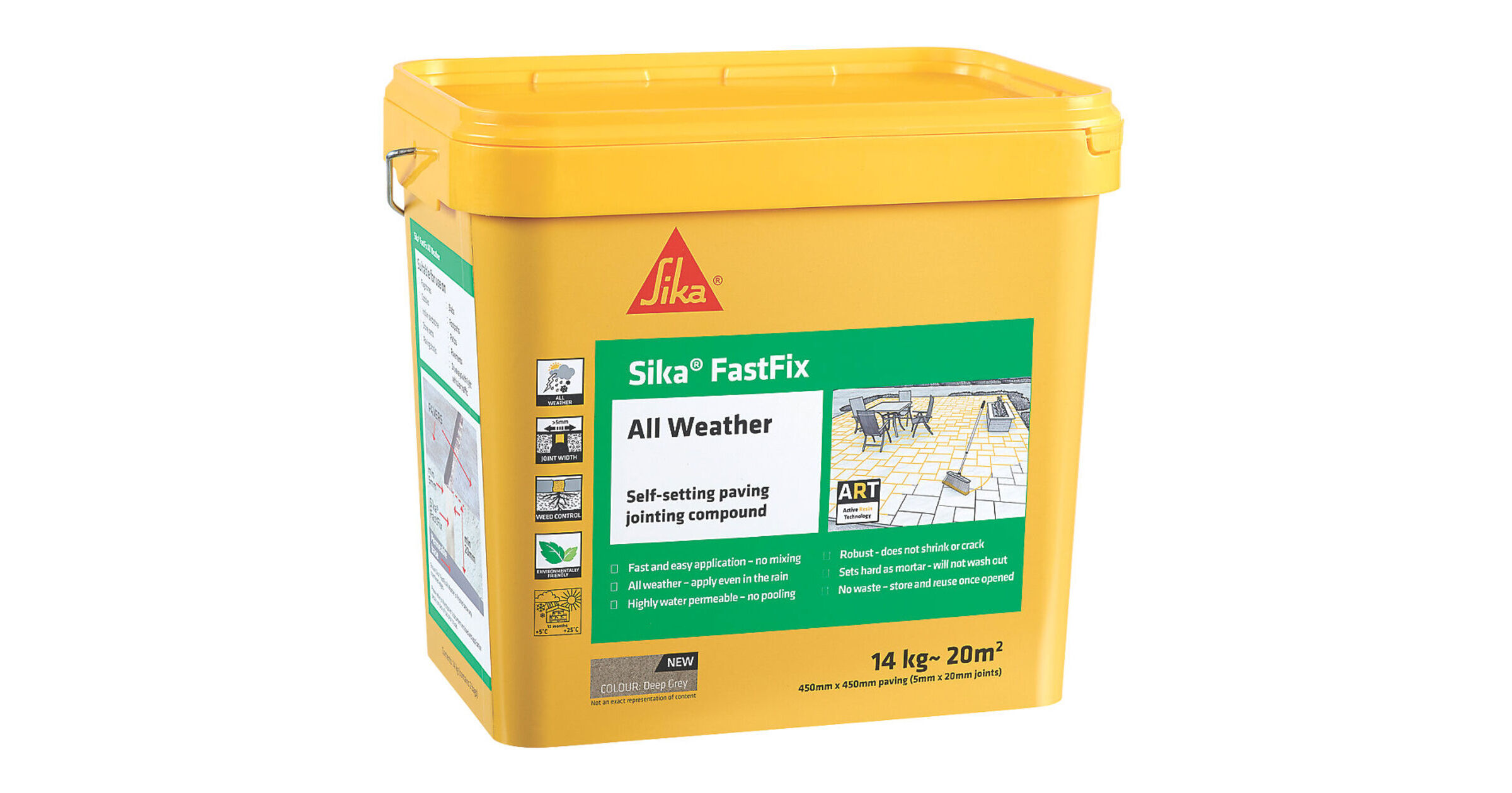 14KG DEEP GREY SIKA FASTFIX ALL WEATHER JOINT COMPOUND (APPLY WHEN WET ...