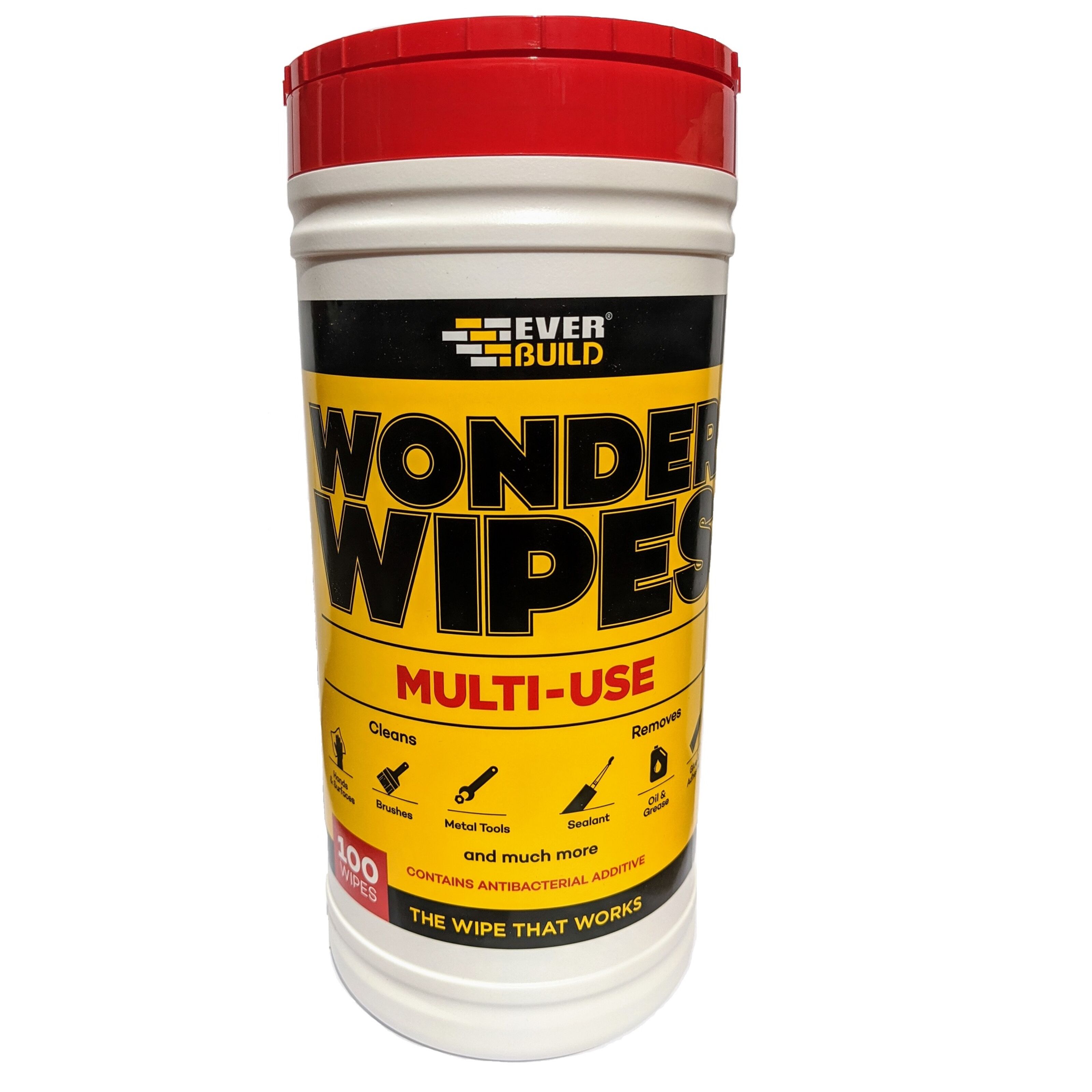 EVERBUILD TUB OF 100 WONDER WIPES