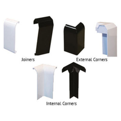 EPDM PVC GUTTER TRIM INT CORNER