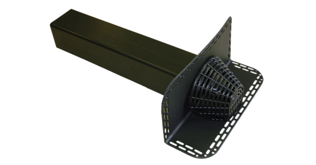 EPDM 100 X 100 X 500MM ANGLED ROOF DRAIN FOR HORIZONTAL DRAINS THROUGH ...