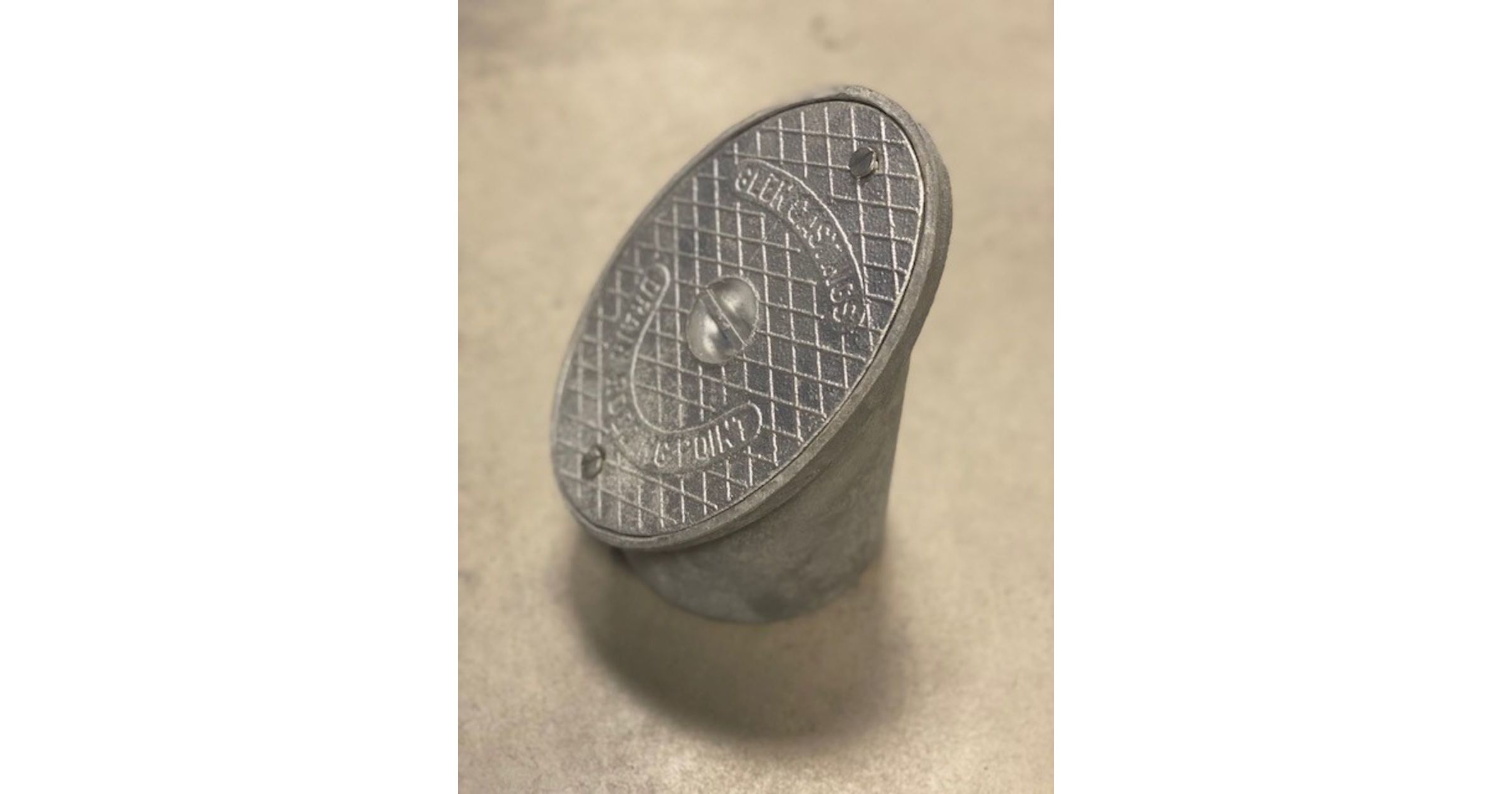 METAL OVAL RODDING POINT FOR 100MM SUPERSLEEVE