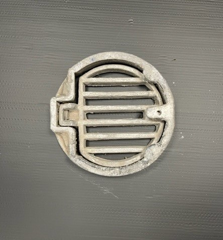 140MM ROUND ALLOY HINGED & LOCKING GRATE