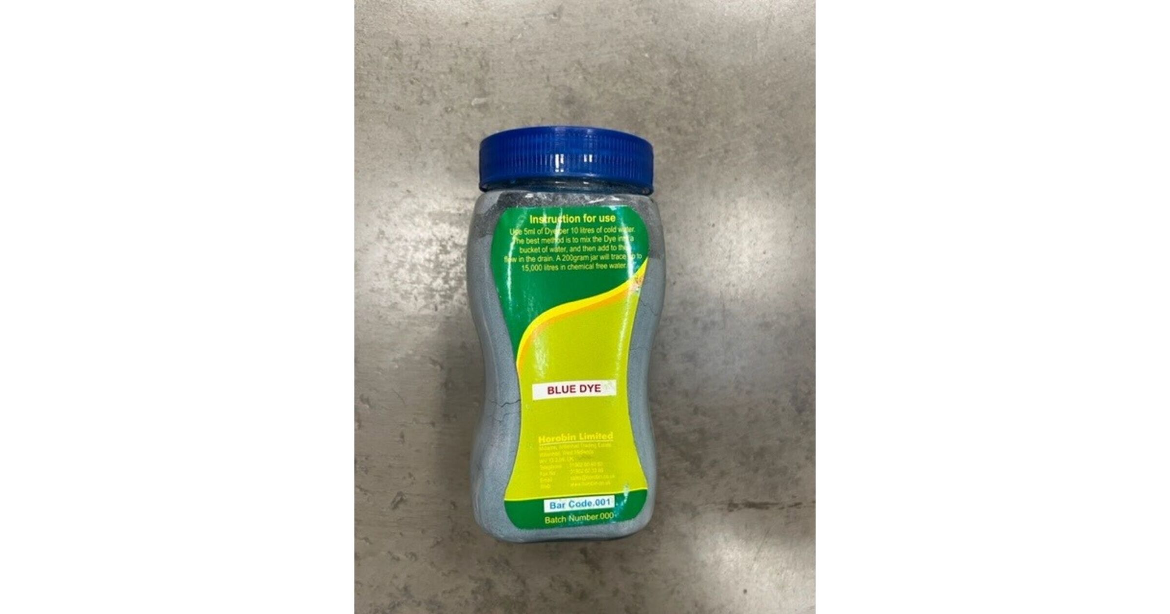 200g DRAIN DYE BLUE