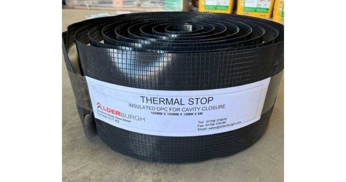 DC165 165MM X 100MM INSULATED DPC 6M ROLL