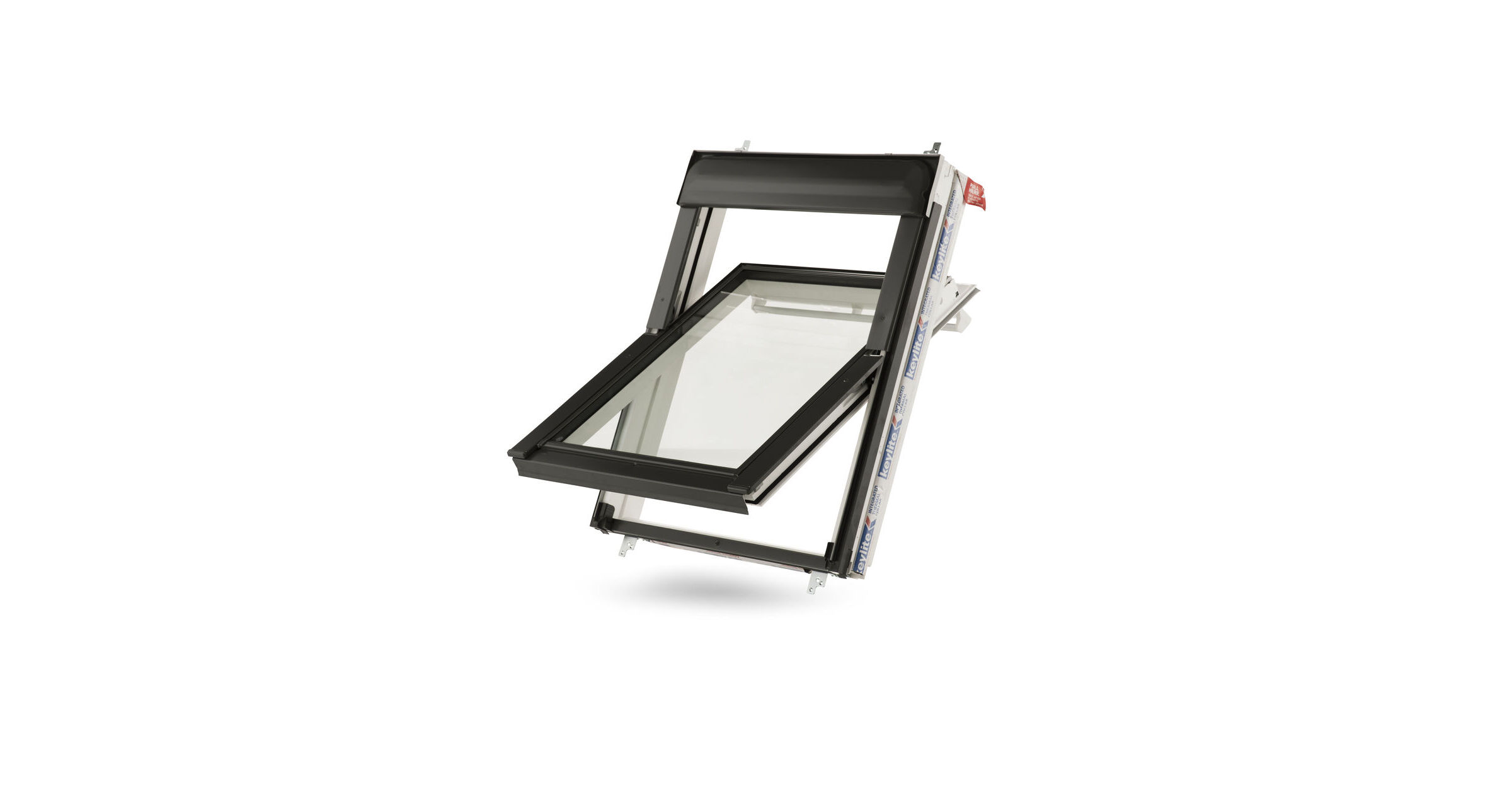 WCPT03 KEYLITE WHITE PAINTED ROOF WINDOW CENTRE PIVOT 66 X 118CM (WXH)