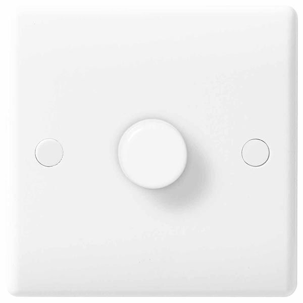 400W 1 GANG 2 WAY PUSH DIMMER SWITCH (881P-01)