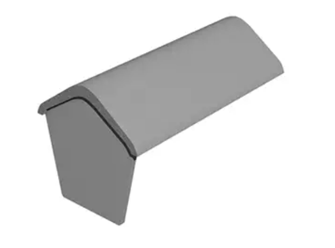 MARLEY MODERN BLOCK END RIDGE COLOUR : OLD ENGLISH