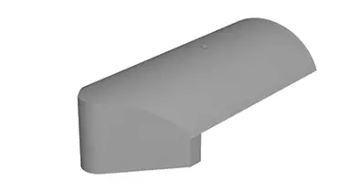 MARLEY 1/3RD ROUND BLOCK END HIP COLOUR : OLD ENGLISH