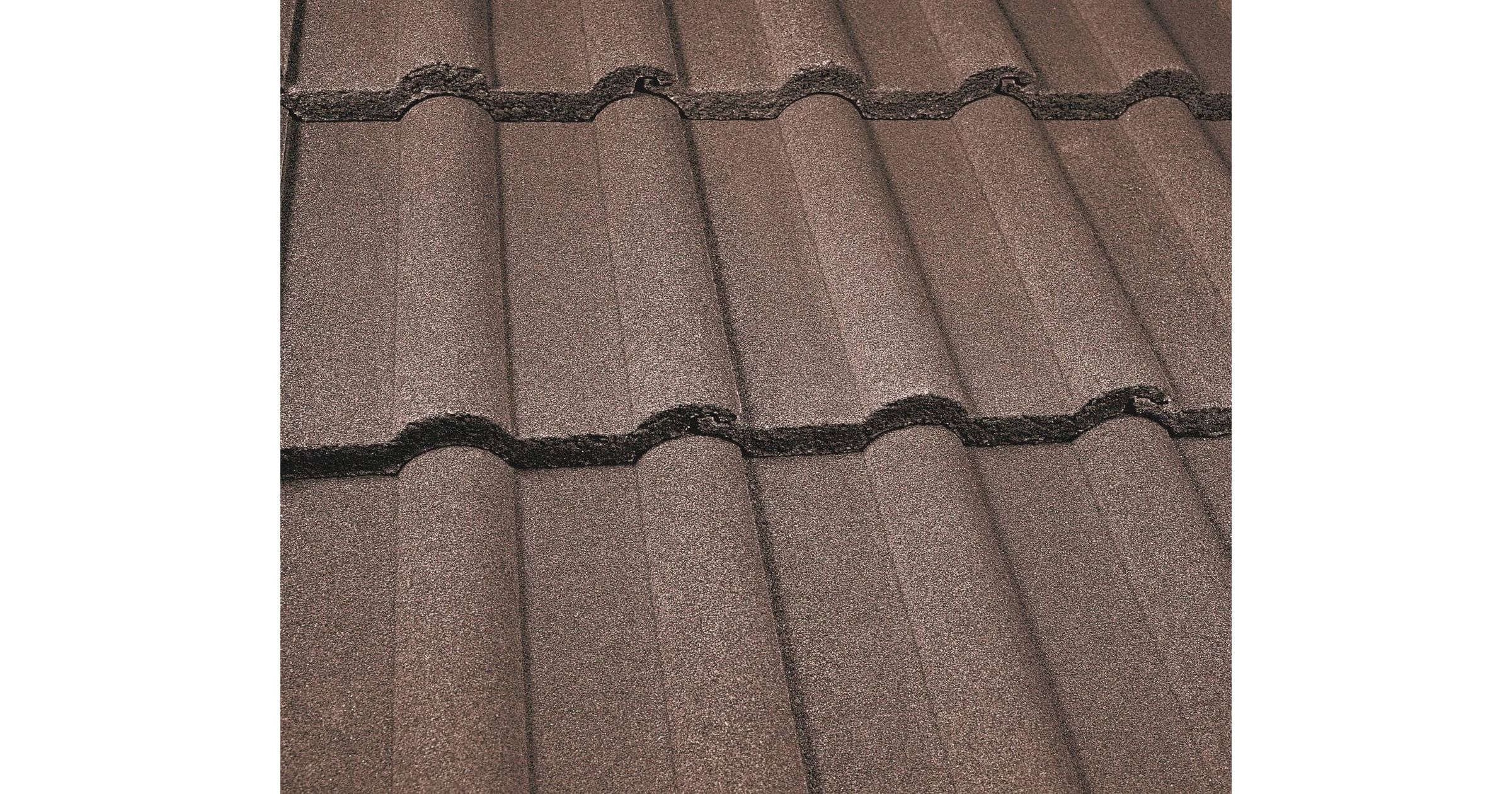 MARLEY DOUBLE ROMAN ANTIQUE BROWN GRANULAR ROOFTILE (192)