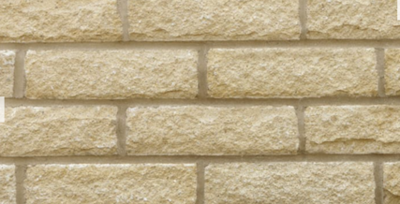 MARSHALLS BUFF PITCHED FACED WALLING (9X3) 220 X 65MM (58/M2) (6.17M2 ...