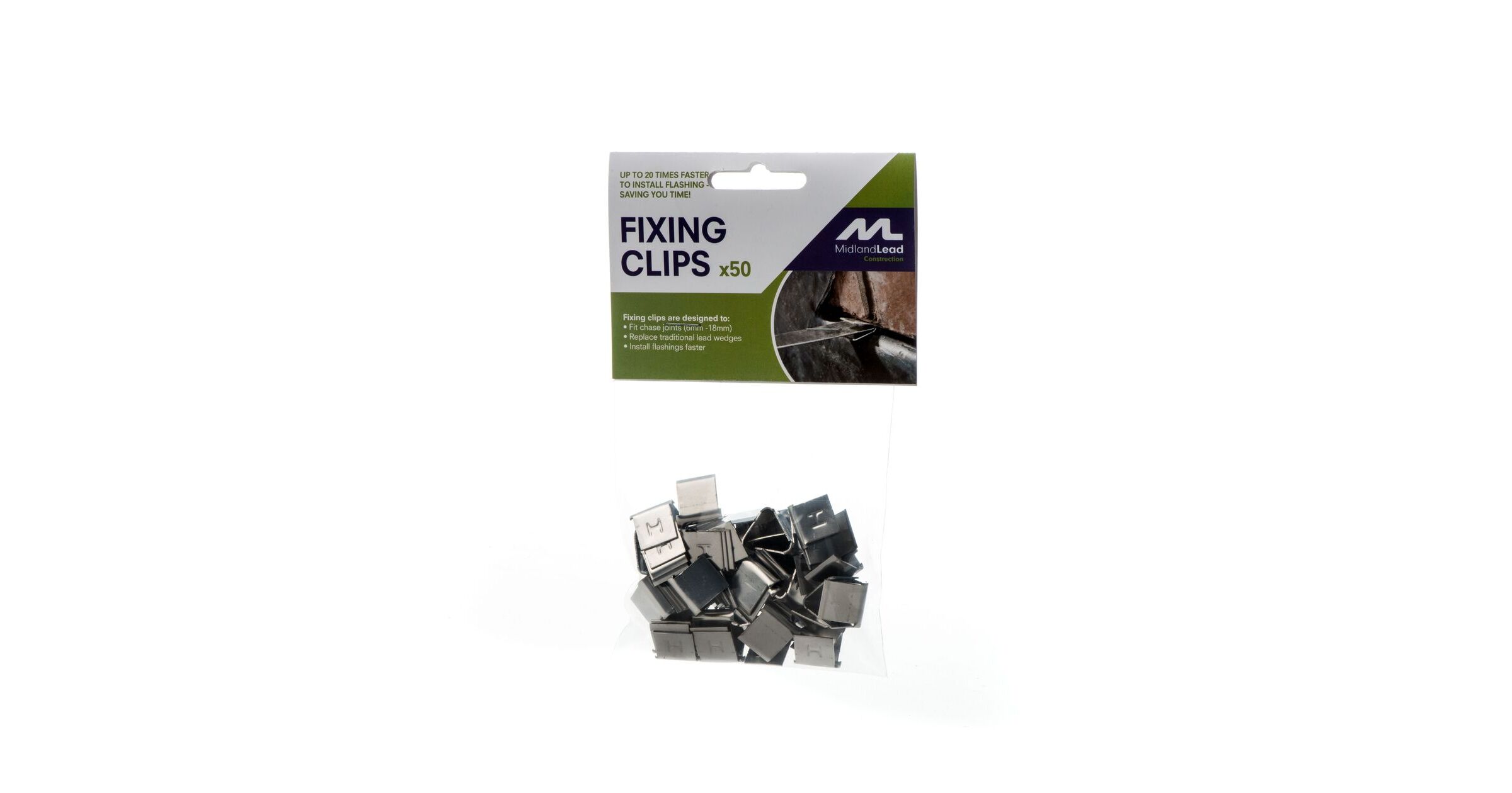 LEAD FIXING CLIPS (50 PER BAG)