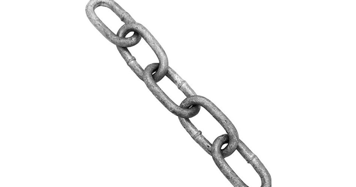 6MM X 24MM GALV CHAIN CUT FROM ROLL