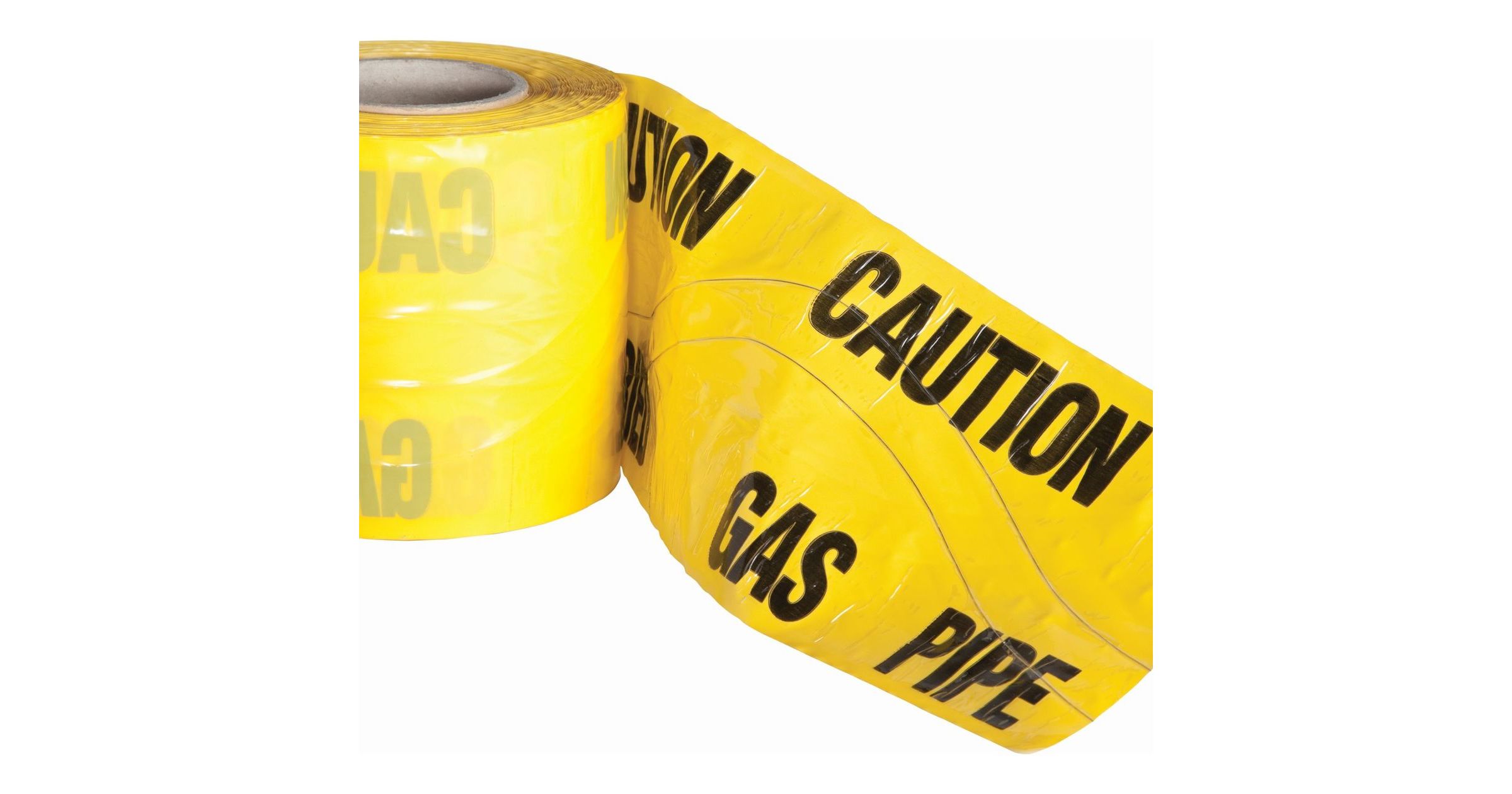 GAS DETECTABLE U/GROUND WARNING TAPE 150MM X 100M