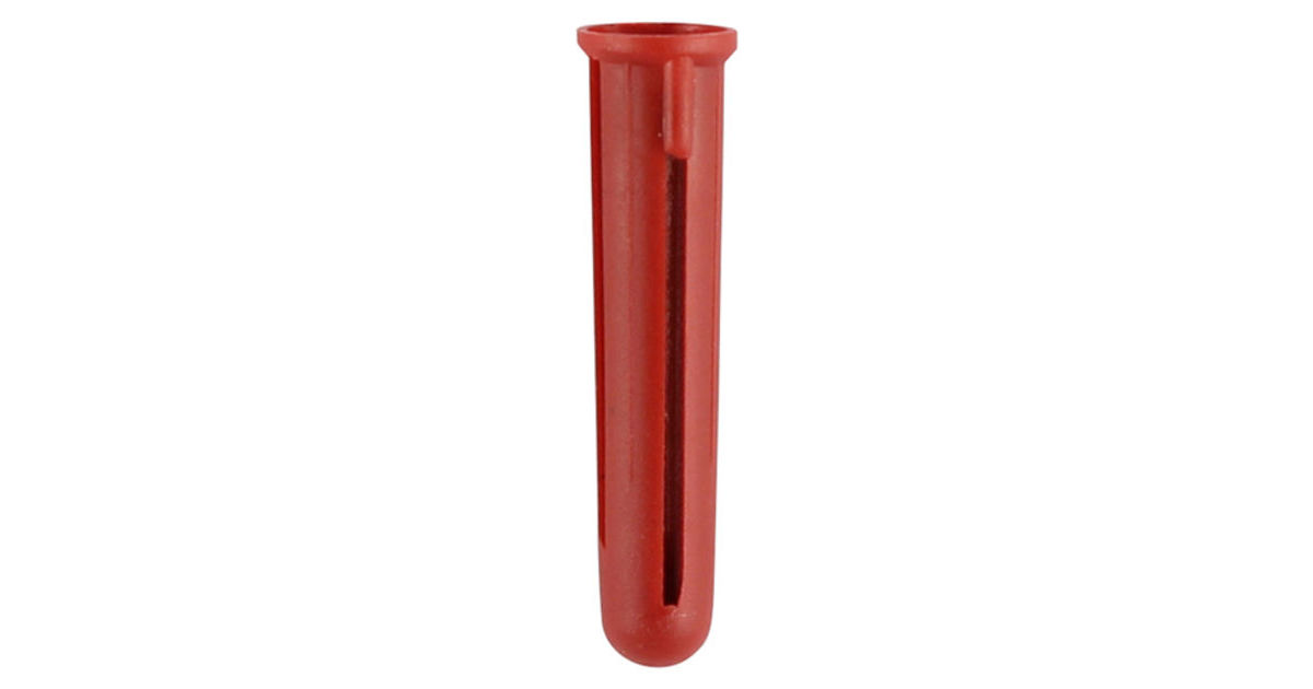 RED PLASTIC PLUGS 100/BOX