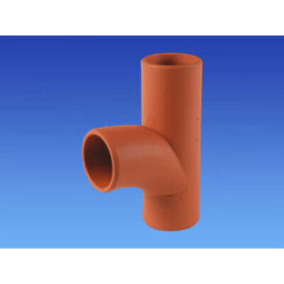 100MM SUPERSLEEVE 90 DEG PLAIN ENDED CURVED SQUARE JUNCTION (TEE) SJ2/1