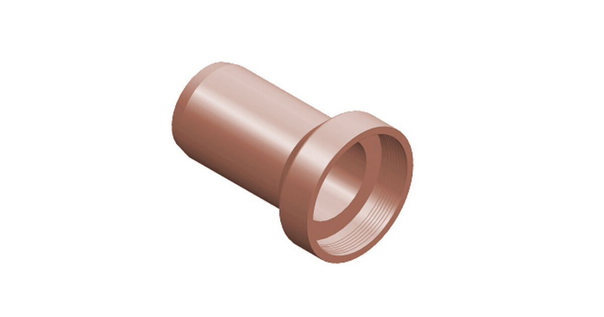 100MM THINWALL CLAY SOCKET ADAPTOR WT (S/SLEEVE)